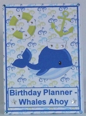 Birthday Planner - Whales Ahoy - Photo by Hazel Underwood