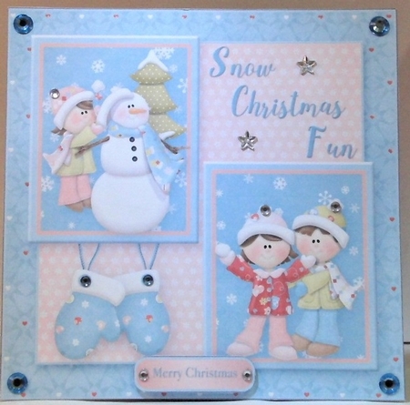 Snow, Christmas, Fun - Card Mini Kit - CUP987781_1648 | Craftsuprint