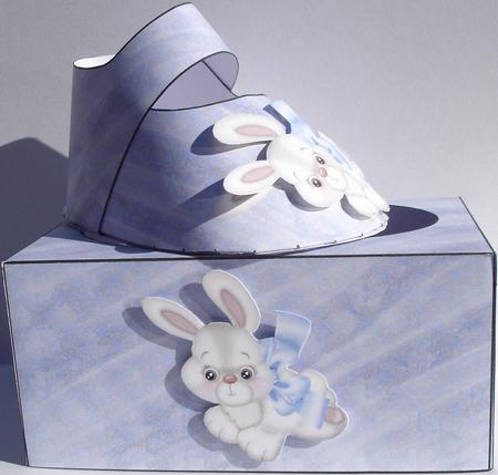 Lilac Baby Shoe in Box - CUP194873_452 | Craftsuprint