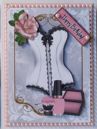 Pretty White Basque, , Makeup and Rose - CUP528490_415 | Craftsuprint