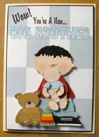 Wow! You're a New - Big Brother Congratulations Card - CUP71434_614 ...