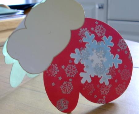Mitten Shaped Card - CUP32861_96 | Craftsuprint