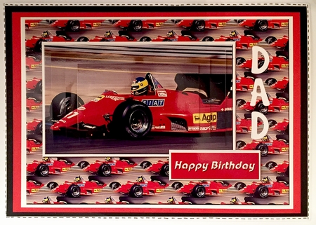 Formula 1 Card Front - CUP339227_1751 | Craftsuprint