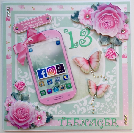 Mobile Phone Card Mini Kit & Decoupage - CUP976352_1894 | Craftsuprint