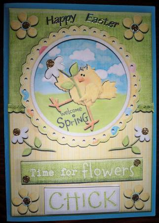 Welcome Spring - Time for Flowers - Chick Card Front - CUP187371_880 ...