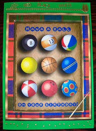 Sporty Have a Ball on Your Birthday Card - CUP235710_994 | Craftsuprint