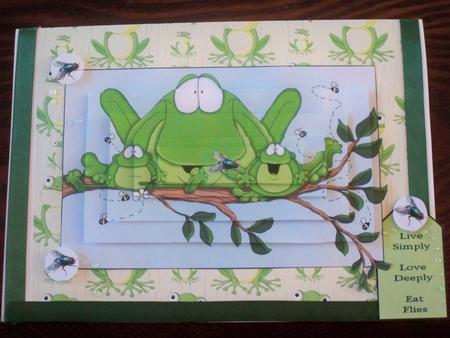 3 Frogs in a Tree Pyramid - CUP19613_99 | Craftsuprint