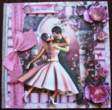 1950's the Couple Card Front Mini Kit - CUP442252_1483 | Craftsuprint