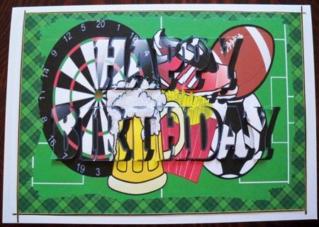 Men Things- See Through Letters Card - Photo by Helen Gomm