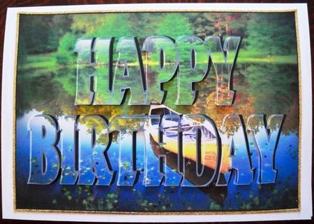 Canoe - See Through Letter Cards - CUP518376_173 | Craftsuprint