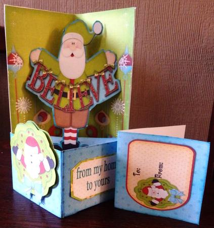 Pop Out Box Card Believe - CUP583727_2013 | Craftsuprint