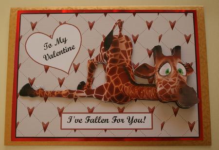 Giraffe Valentine - CUP82364_66 | Craftsuprint