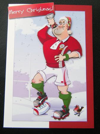 Christmas Rugby Dude Wales. - CUP161731_437 | Craftsuprint