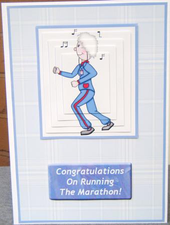 Humourous Congratulations on Running the Marathon - CUP70063_698 ...
