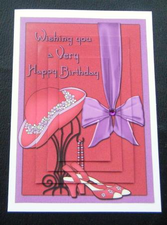Happy Birthday Red Hat Pyramid Sheet - CUP182374_1031 | Craftsuprint