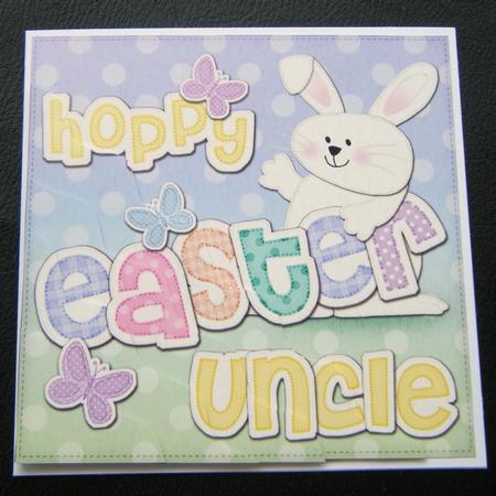 Hoppy Easter Uncle Bunny Boy Felties Wavy Corner - Photo by Charlies Angel
