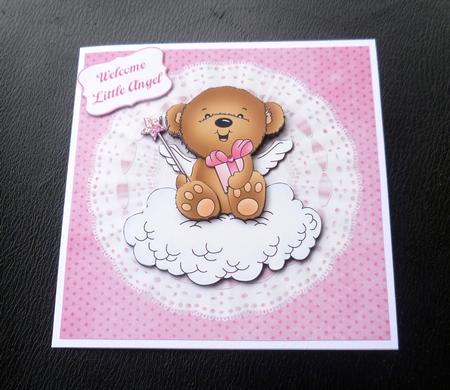 Little Angel - Congratulations New Baby Girl Card - CUP321659_614 ...