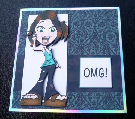 Omg - Teenage Birthday Step by Step Card - CUP336644_614 | Craftsuprint