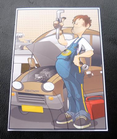 Mechanic Dude A4 - CUP351255_437 | Craftsuprint