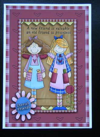 A New Friend Is - Friendship Pyramid Card - CUP102501_698 | Craftsuprint