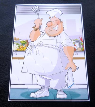 Chef Dude A4 - CUP478045_437 | Craftsuprint