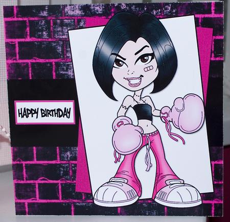 Strong Island - Female Boxing 8x8 Card - CUP247171_614 | Craftsuprint