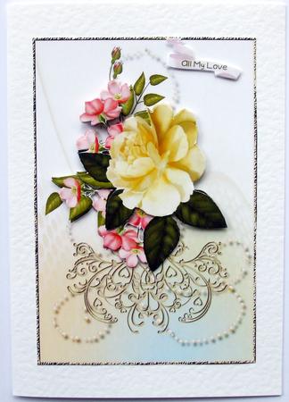 Fanciful Flowers Card Topper 1 - Photo by Hilary Shemmans