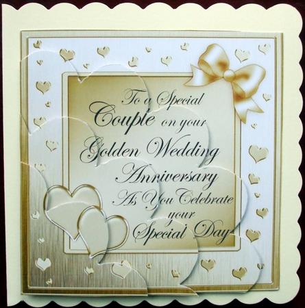 Golden Wedding Anniversary Shell Edged Stacker - CUP352350_359 ...