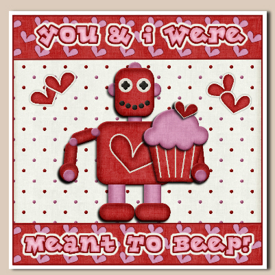Nuts & Bolts Valentine Robots 1 Clip Art - CUP492259_1025 | Craftsuprint