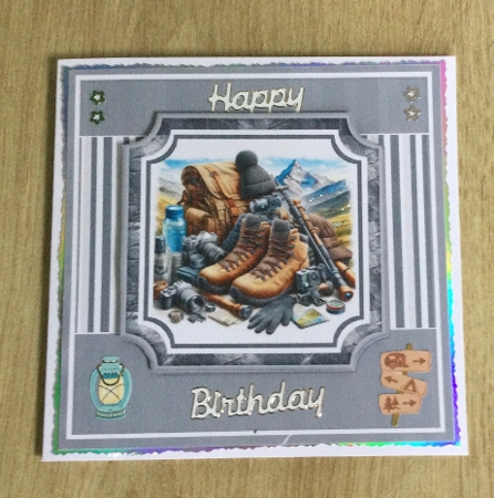 6x6 Walking Card Front, Topper, Pyramid Layers and Sentiments Topper 4 ...