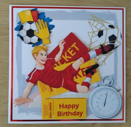 Football mania red - CUP992769_653 | Craftsuprint