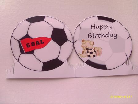 Footie Pup Birthday Shaped Card Insert - CUP548926_1416 | Craftsuprint