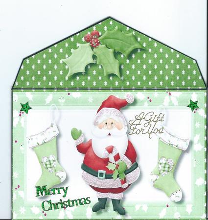 Lovely Christmas Money Wallet 3 - CUP641294_1398 | Craftsuprint