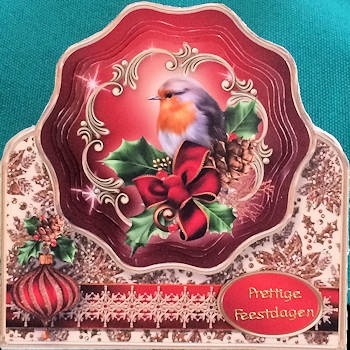 Christmas Robin - Stand-up Wavy Pyramid Card Mini Kit - CUP631797_1648 ...