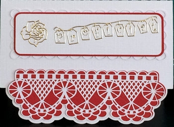 Lace Edge Card #01 - CUP730007_2228 | Craftsuprint