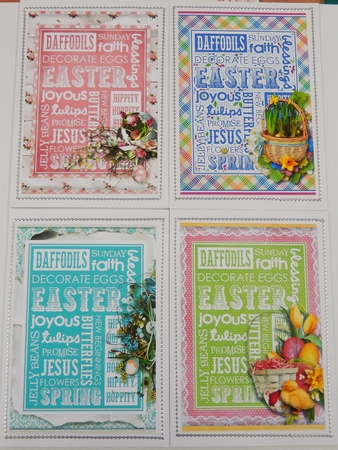 Easter Subway Art Cottage Chic Papers Set - CUP667748_503 | Craftsuprint