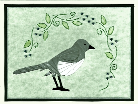 Mockingbird Iris Folding Pattern - CUP93559_601 | Craftsuprint