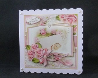 Wedding Open Book 1 - CUP1026812_43136 | Craftsuprint