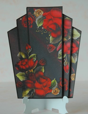 Art Deco Stacker Topper - Red Rose - CUP430074_1763 | Craftsuprint