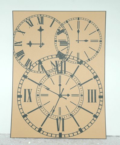 A4 Background Clocks - CUP453444_936 | Craftsuprint