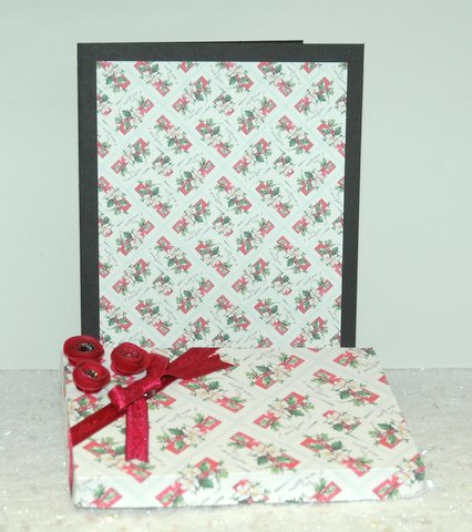Christmas Roses Backing Paper - CUP455548_66 | Craftsuprint