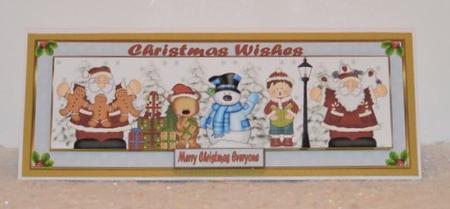 Christmas Santa & His Friends Large dl Topper - CUP477378_719 ...