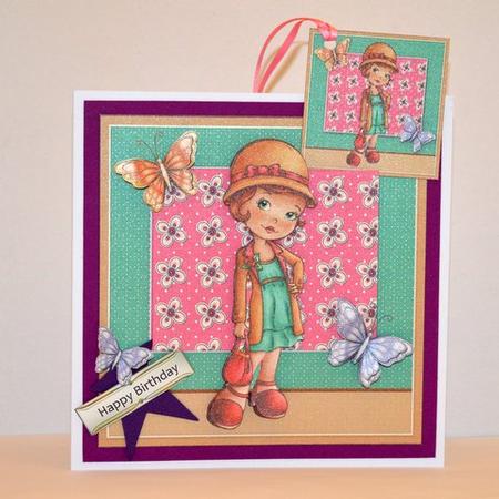 Young Girl Pretty Topper - CUP495450_1056 | Craftsuprint