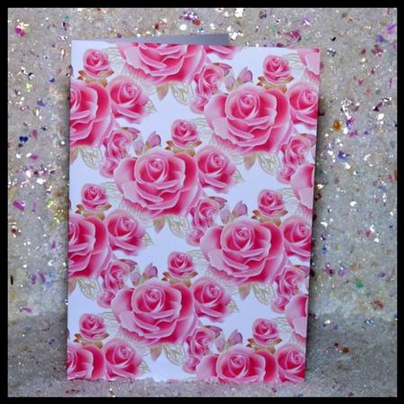 Plump Pink Roses Backing Paper - CUP535664_38 | Craftsuprint