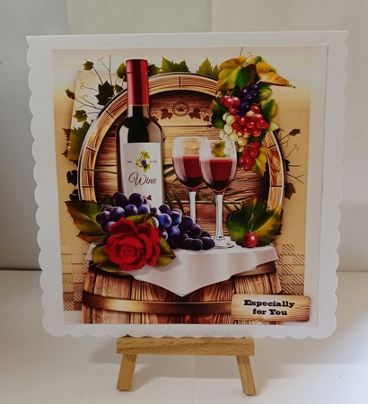 Wine Red Celebration Card Mini Kit - CUP1066479_1641 | Craftsuprint