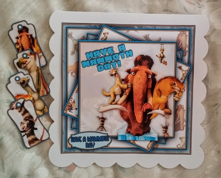 Mammoth Birthday Mini Kit #1 CARD FRONT * - Photo by Jackie Odonnell