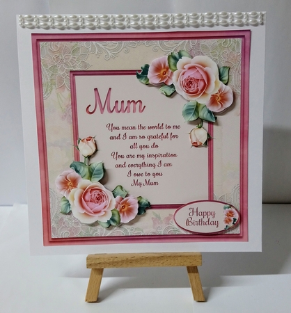 Roses Lace & Verse for Mum Mini Kit - CUP950504_16 | Craftsuprint