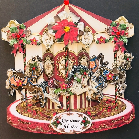 Christmas Carousel - Shaped Mini Page Kit - CUP983814_58488 | Craftsuprint