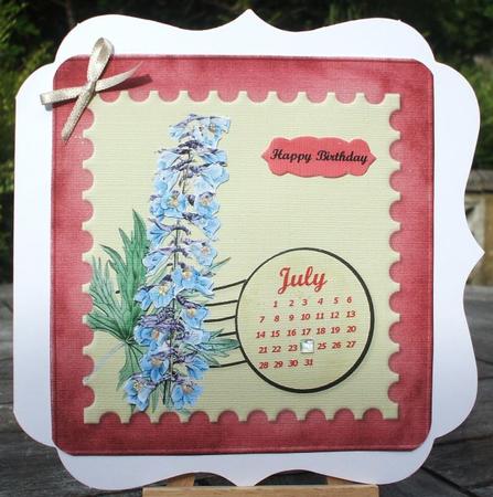 July Stamp Card Sheet - CUP434712_874 | Craftsuprint