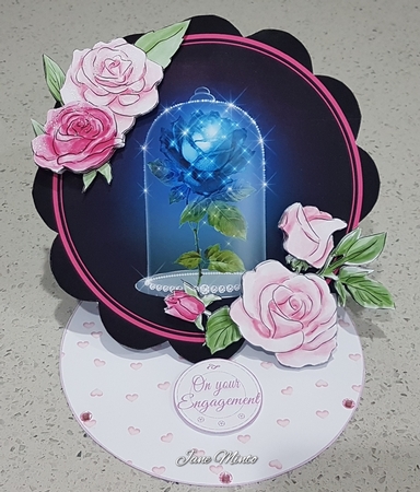 ENCHANTED ROSE TOPPER WITH DECOUPAGE SHEET 3 - Photo by Jane Minto